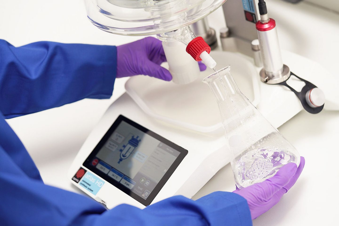 The Syrris Atlas HD automated jacketed reactor